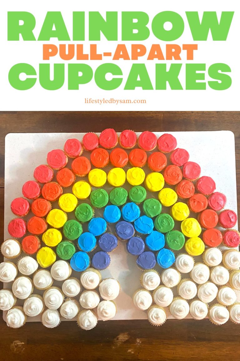 Rainbow Cupcake Cake – Lifestyled By Sam